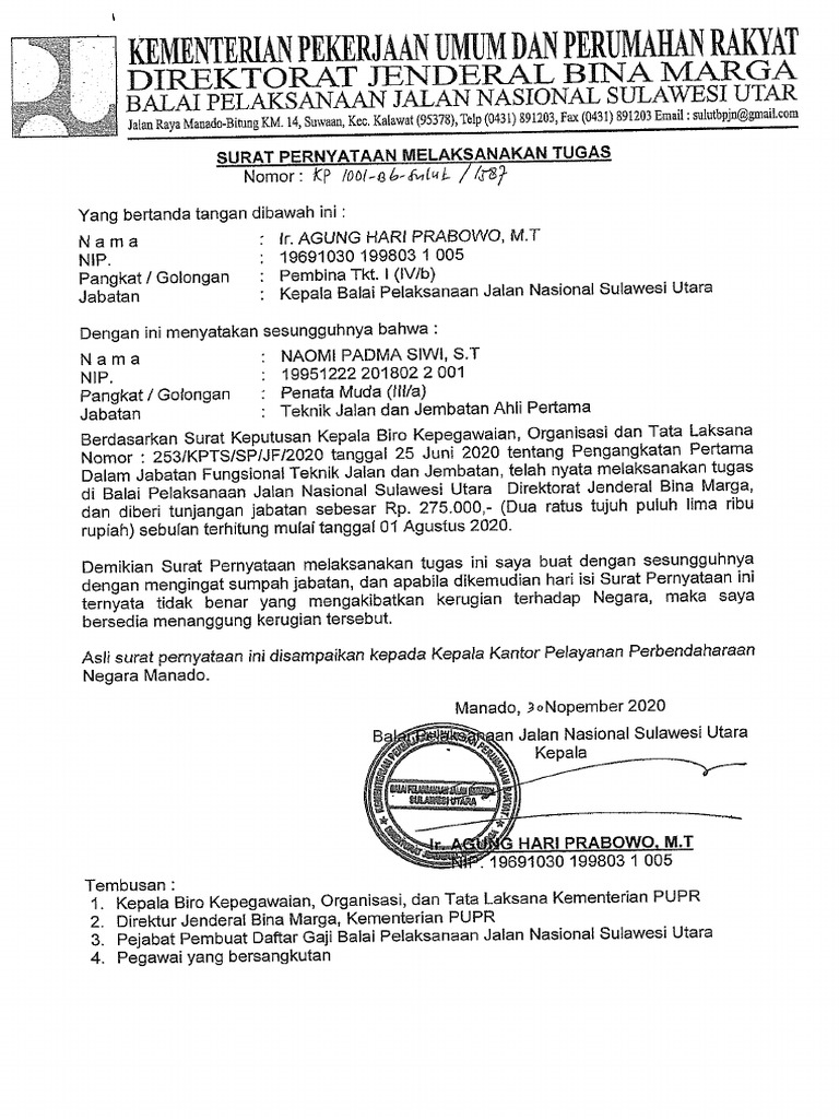 SPMT Pengangkatan Jafung | PDF