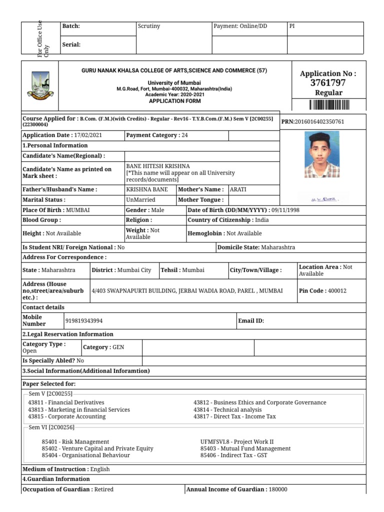 Tybfm Imp Form | PDF | Taxes | Economies