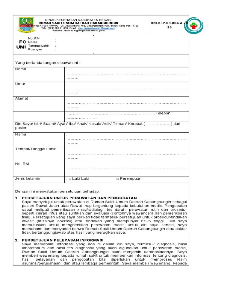 Form General Consent | PDF