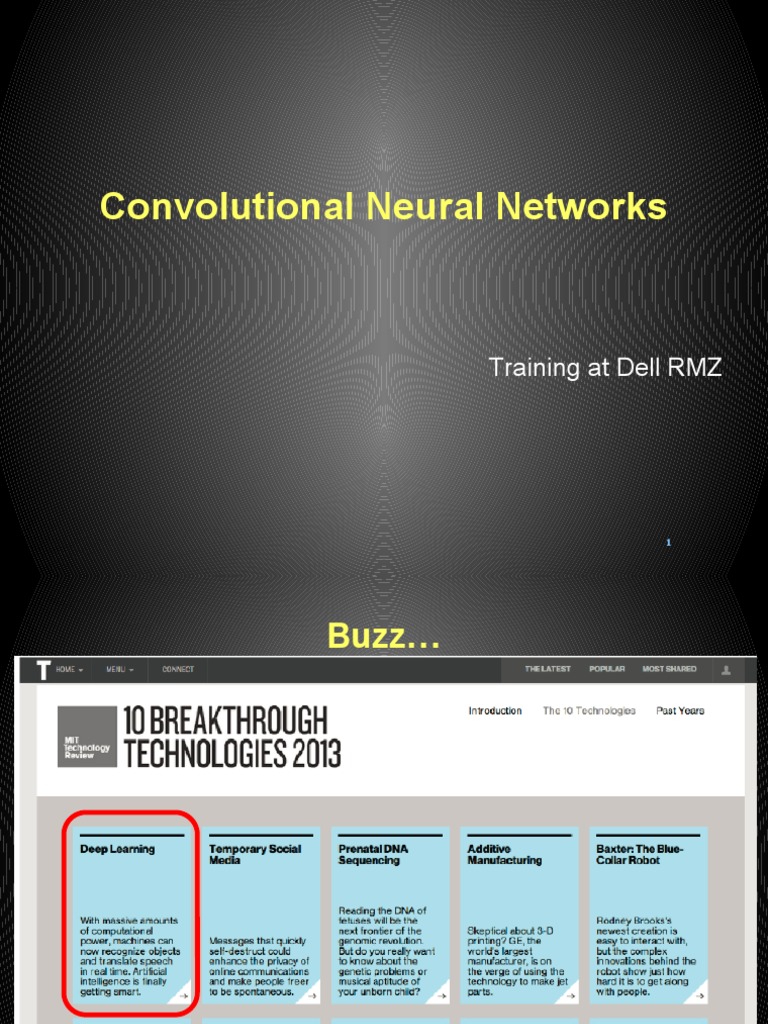 CNN Course V1.3 | PDF | Deep Learning | Artificial Neural Network