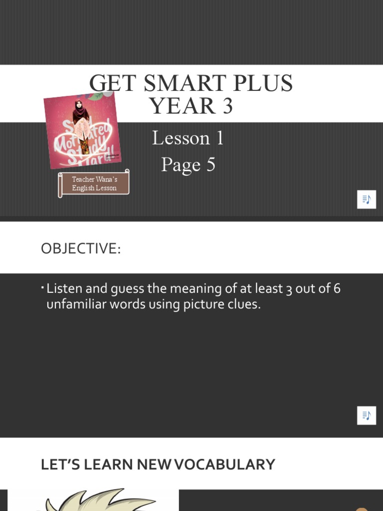Get Smart Plus Year 3: Lesson 1 | PDF