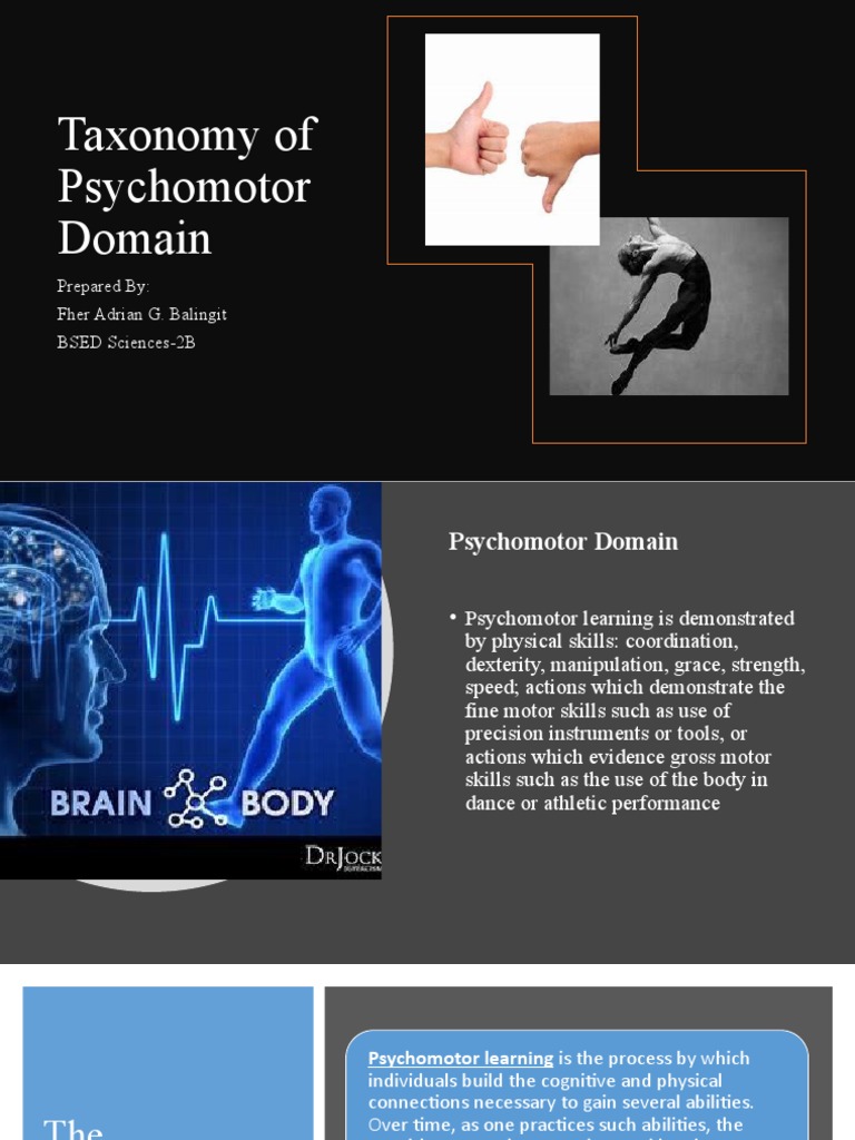Taxonomy of the Psychomotor Domain: Understanding Simpson's ...