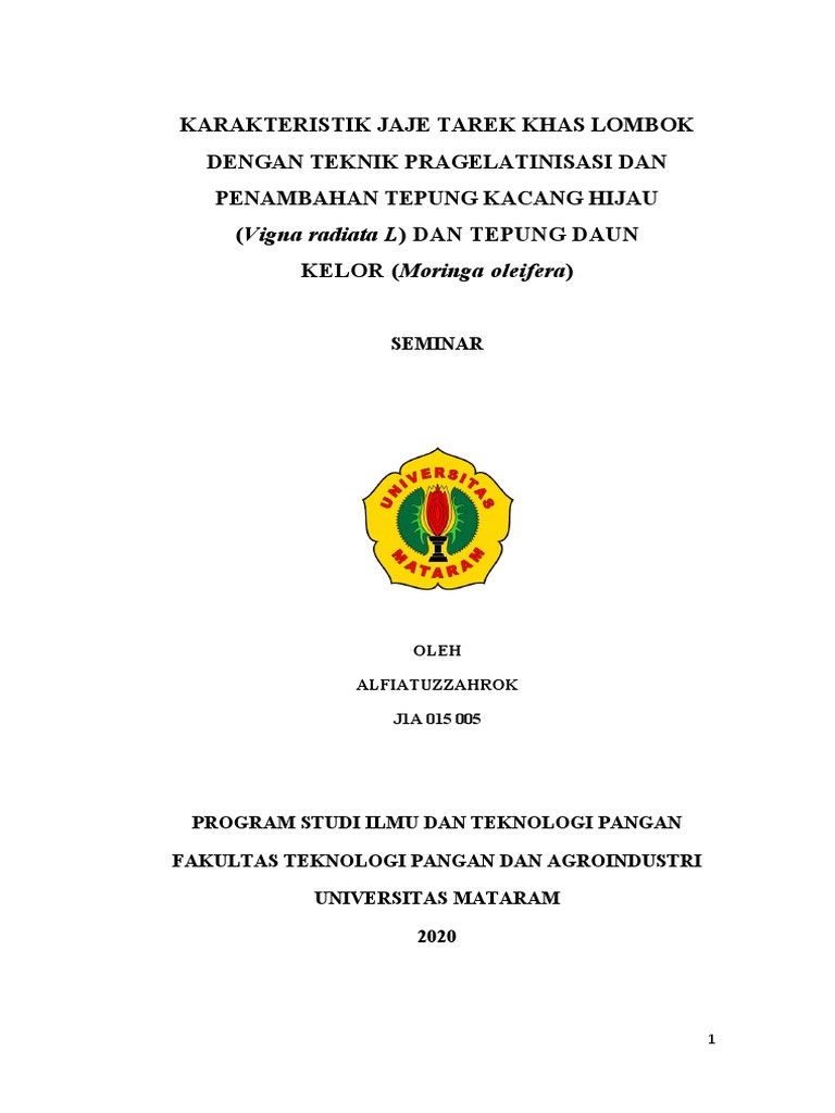 Contoh Proposal Seminar Pdf