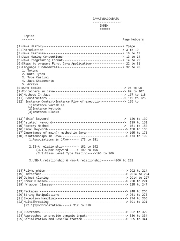 Comprehensive Java Programming Guide | PDF | Method (Computer Programming) | Java Virtual Machine