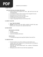 Grade 1 Lesson Plan: The 5 Senses | PDF | Senses | Cognition