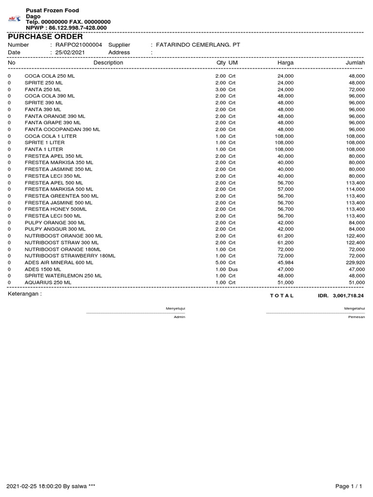 Coca Cola H | PDF | Cola | Soft Drink
