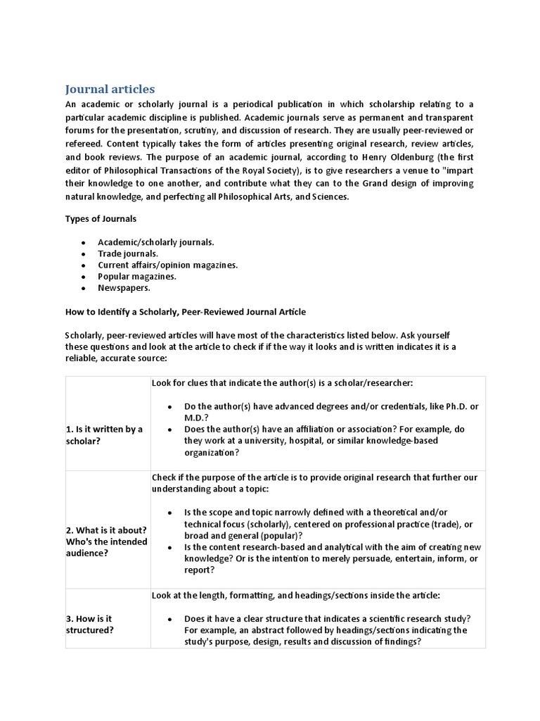 Publication Types | PDF | Academic Journal | Communication