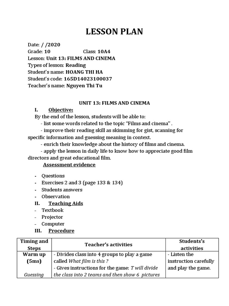 Reading Unit 13 - For Merge | PDF | Teachers | Cognition