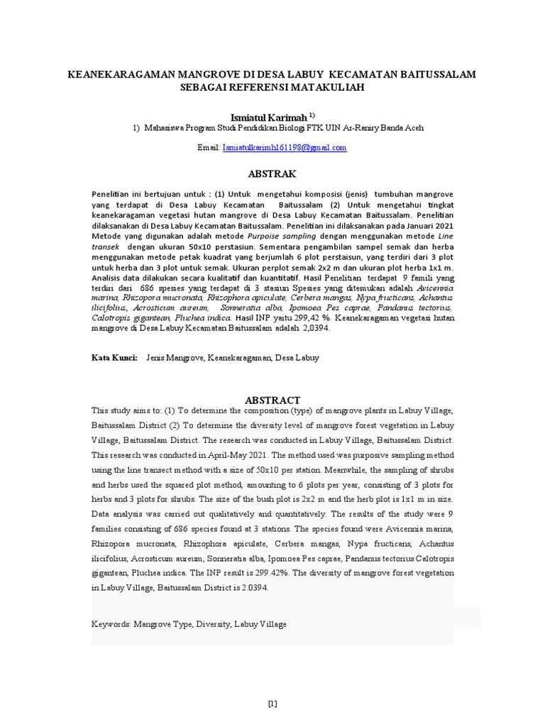 Artikel Ismiatul Karimah Baru | PDF