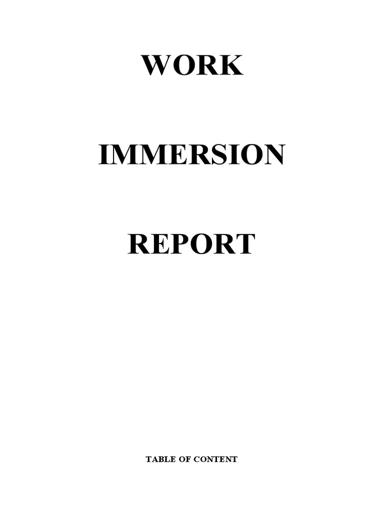 Work Immersion: Table of Content | PDF | Http Cookie | Internet Privacy