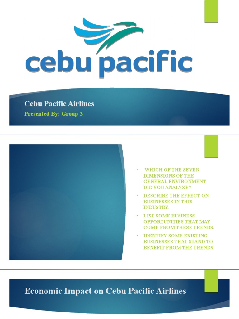 Economic Impact on Cebu Pacific Airlines | PDF | Airlines | Low Cost ...