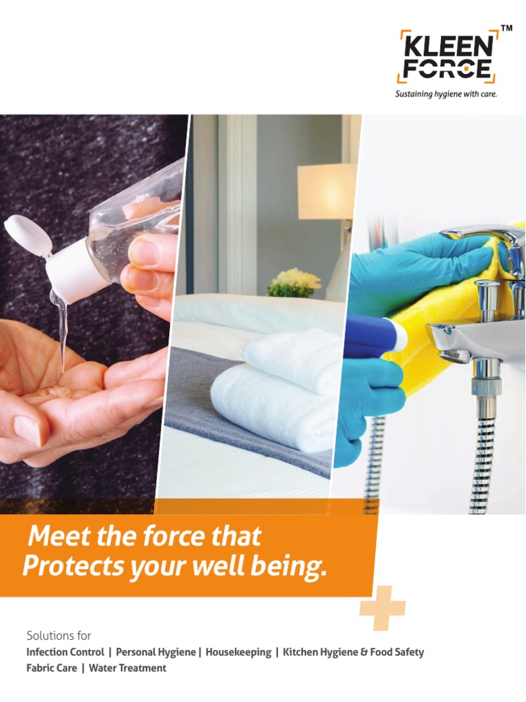 KLEEN FORCE - Brochure - Final | PDF | Disinfectant | Hygiene