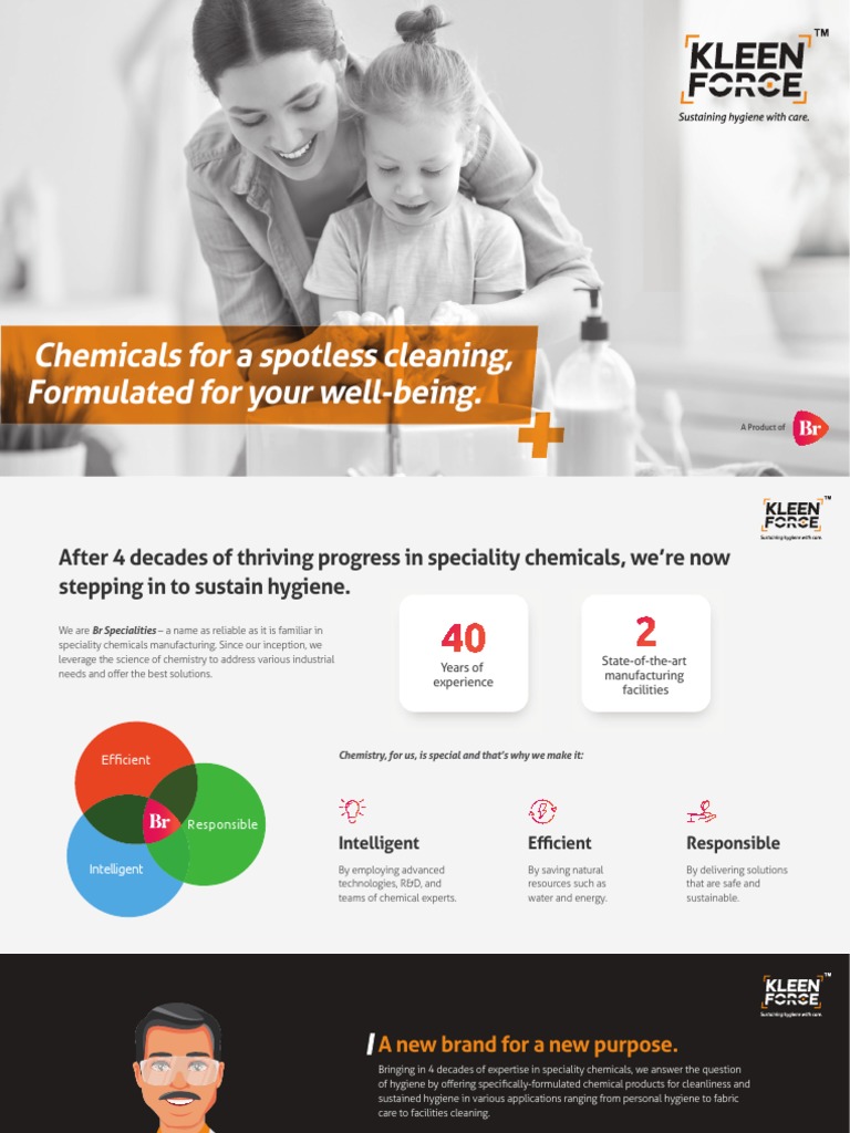 Chemicals For A Spotless Cleaning, Formulated For Your Well-Being | PDF ...