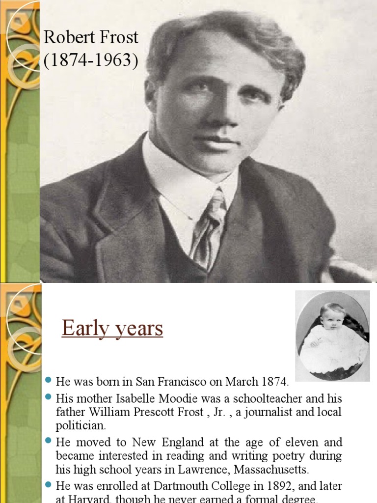 Robert Frost | PDF | Poetry