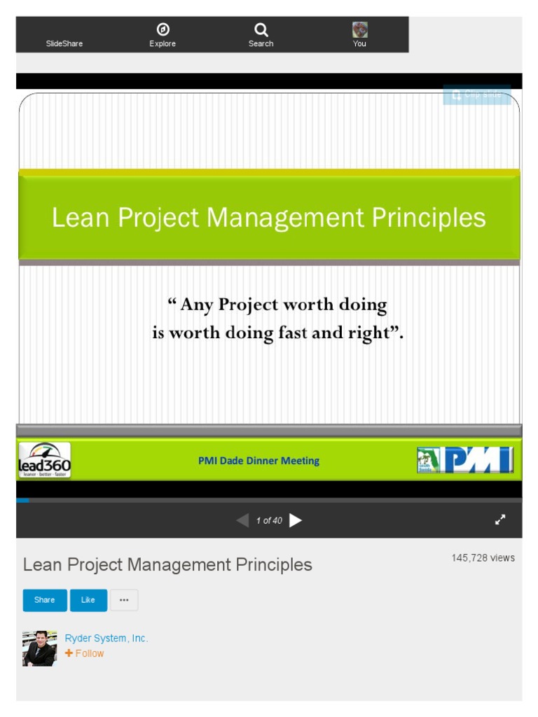 Lean Project Management Principles | PDF | Project Management | Empowerment
