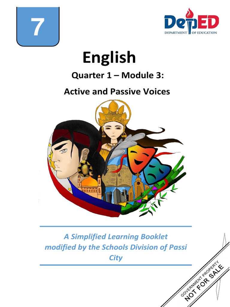 English: Quarter 1 - Module 3: Active and Passive Voices Voices | PDF ...