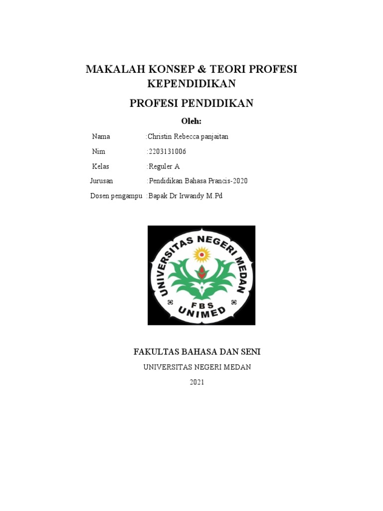 Makalah Profesi Pendidikan | PDF