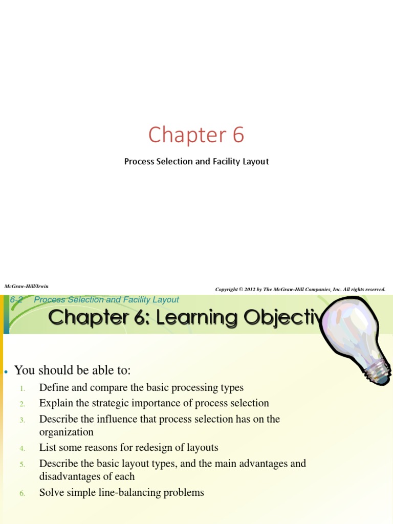 Chapter 6 Layout Pdf Industries Business 