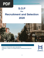 Sample - HR Standard Operating Procedures | PDF | Human Resource ...