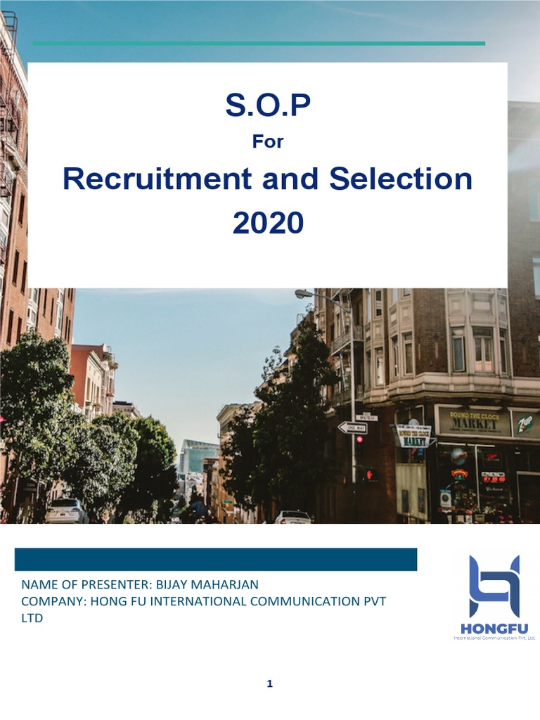 SOP Recruitment | PDF | Recruitment | Human Resources