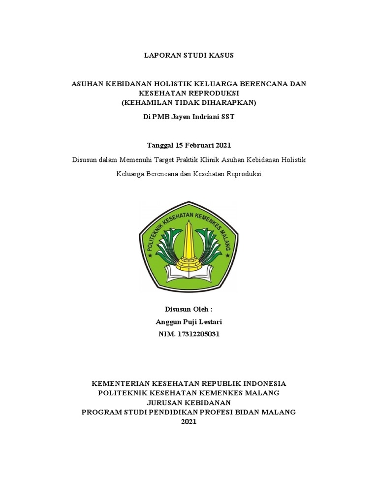 Laporan Studi Kasus KTD | PDF