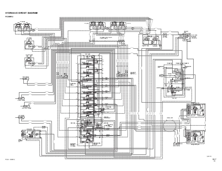 PC35MR - 2 Hydraulic Diagram | PDF