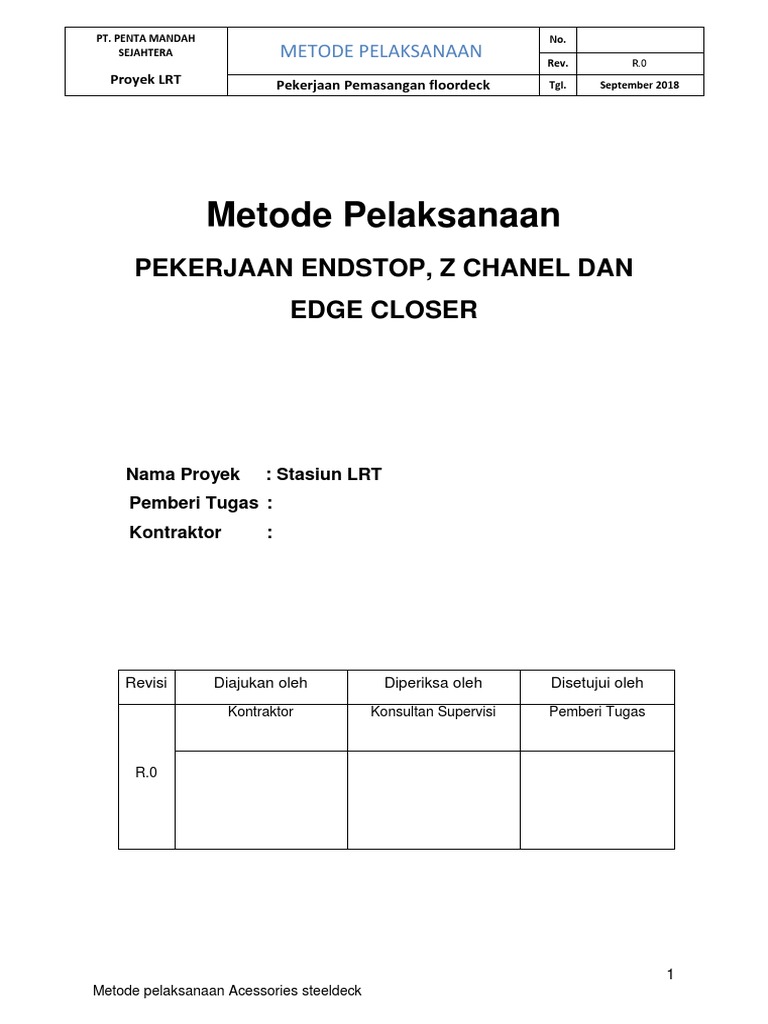 Metode End Stop | PDF