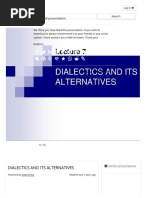 25 Examples of Dialectics 1 | PDF