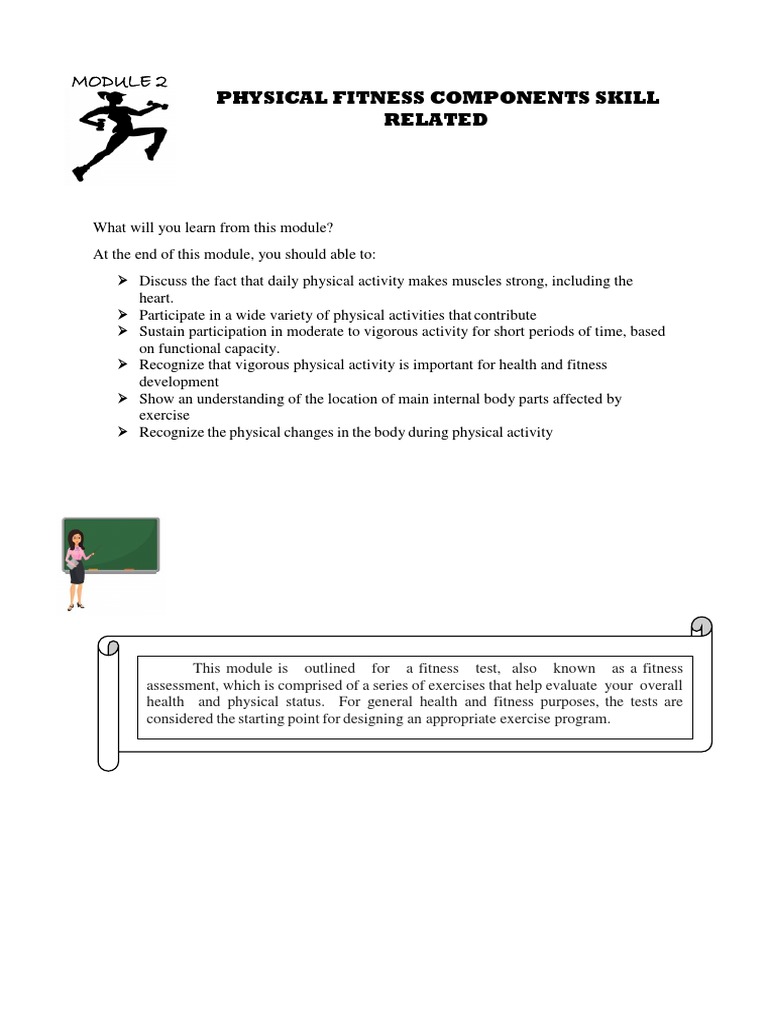 Physical Fitness Components Skill Related | PDF | Physical Fitness ...