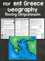 Ancient Greece Map Activity | PDF