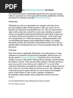 Factors Affecting Operation Management | PDF | Corporate Social ...