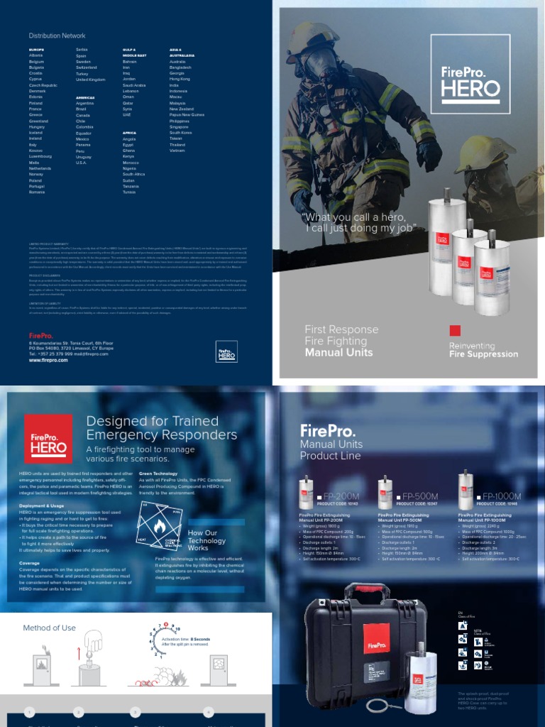 First Response Fire Fighting: Manual Units | PDF | Fires | Firefighting