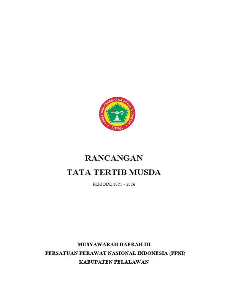 Tata Tertib Musda | PDF