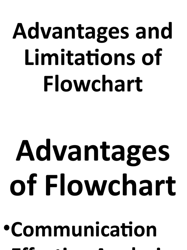 Advantages and Limitations of Flowchart | PDF