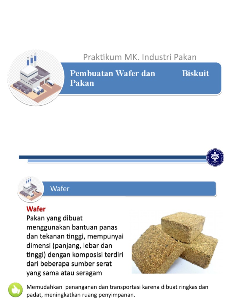(Praktikum Inpak 11) - Pembuatan Wafer Dan Biskuit Pakan | PDF