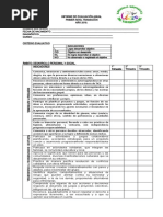 Evaluación Diagnóstica Pre Kinder | PDF