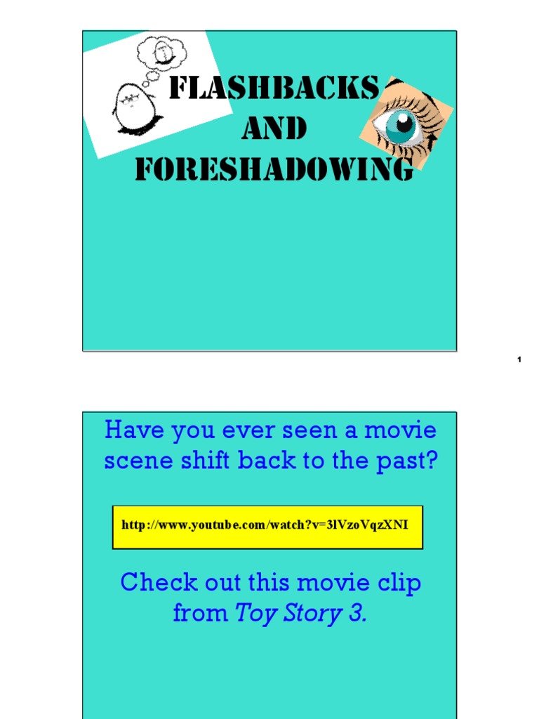 Understanding Flashbacks and Foreshadowing | PDF | Plot (Narrative) | A ...