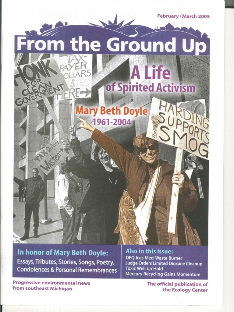 From The Ground Up: in Honor of Mary Beth Doyle | PDF