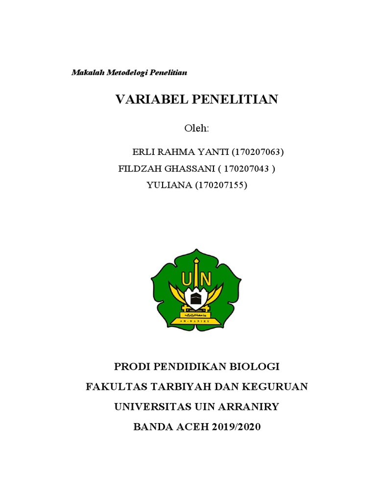 Variabel Dan Data | PDF
