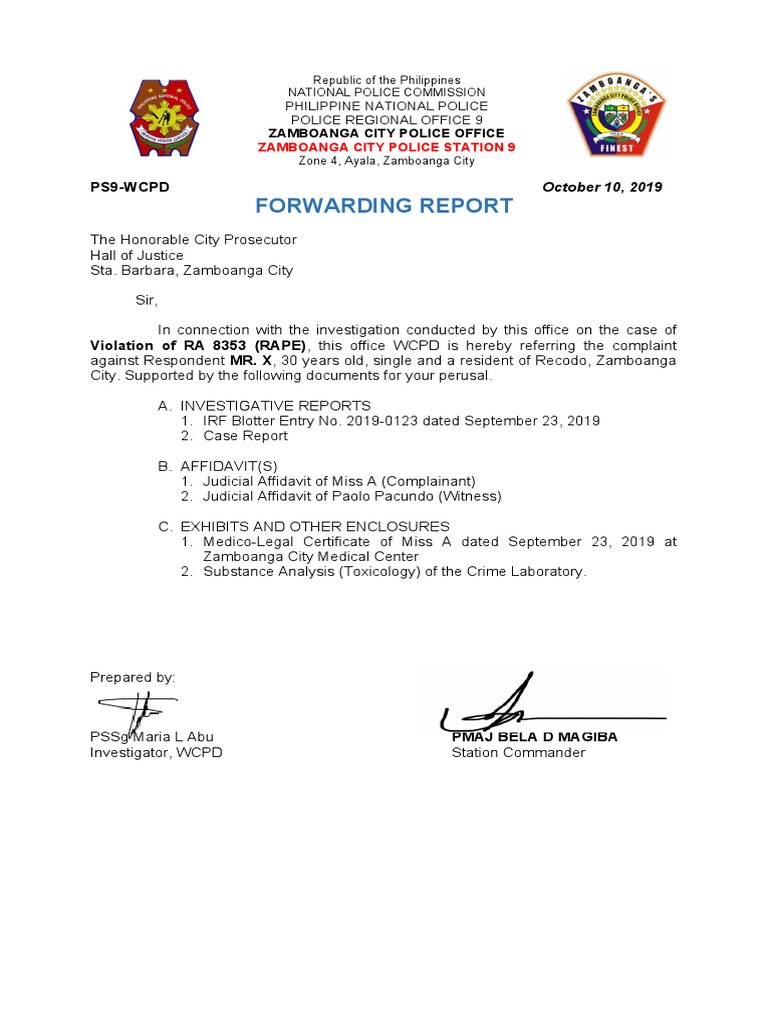 Forwarding Report | PDF