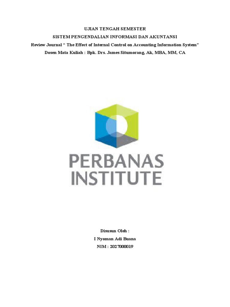 Review Journal 2 - UTS - I Nyoman Adi Buana | PDF | Bisnis | Komputer