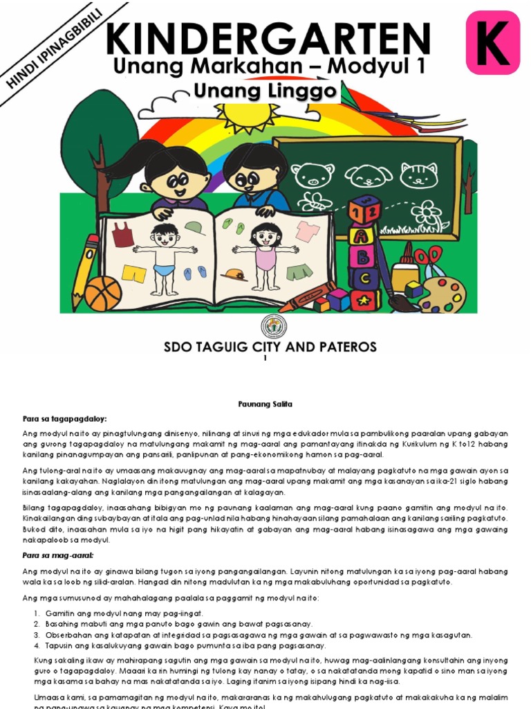 Kinder Q1 M1 W1 | PDF