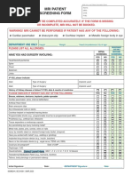 HHMD Screening Procedures in Hospitals | PDF | Metal Detector
