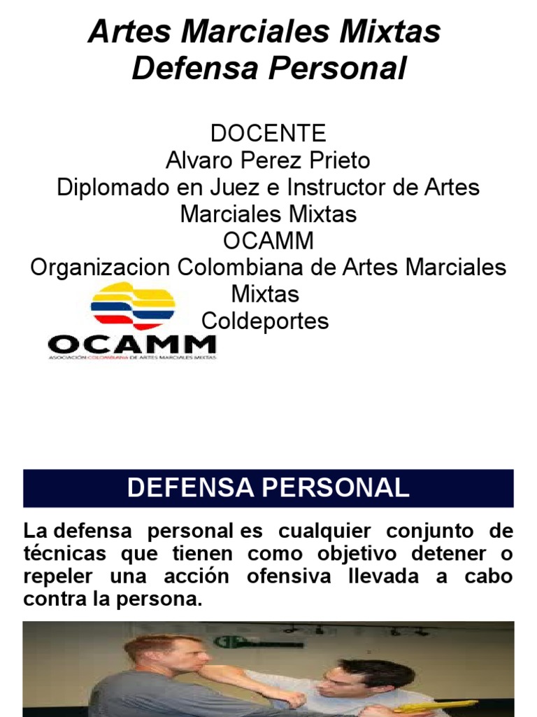 Defensa Personal | PDF | Autodefensa | Jiujitsu