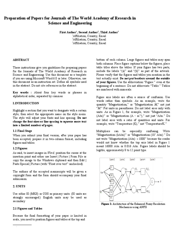 IJETER Journal Template | PDF | Bracket | Note (Typography)
