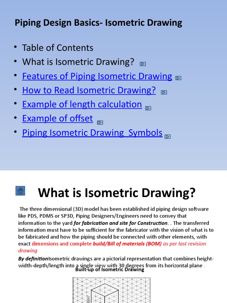 Isometric Drawing Basics for Piping | PDF | Pipe (Fluid Conveyance) | 3 ...