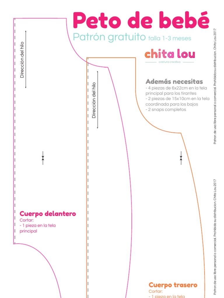 Patrón Peto Bebé | PDF