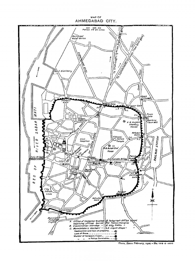 Map of Ahmedabad City | PDF