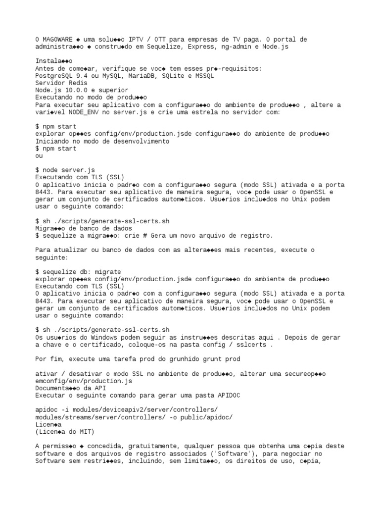 MAGOWARE É Uma Solução IPTV | PDF | Segurança da camada de transporte ...