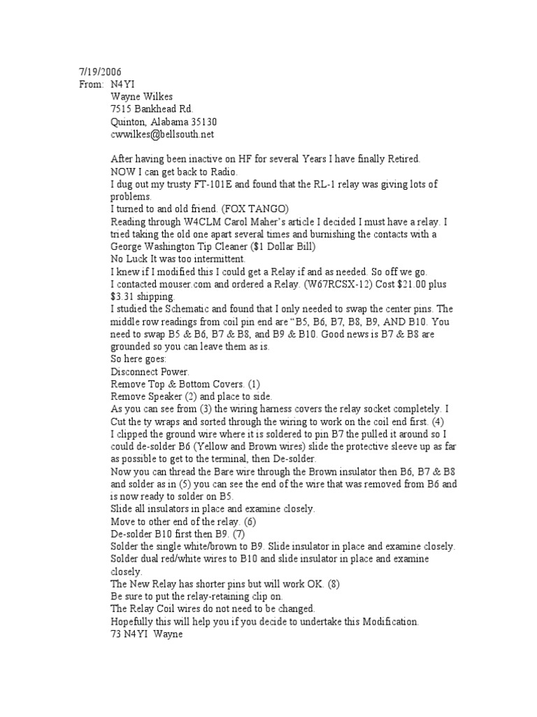 #1 Relay Documentation | PDF